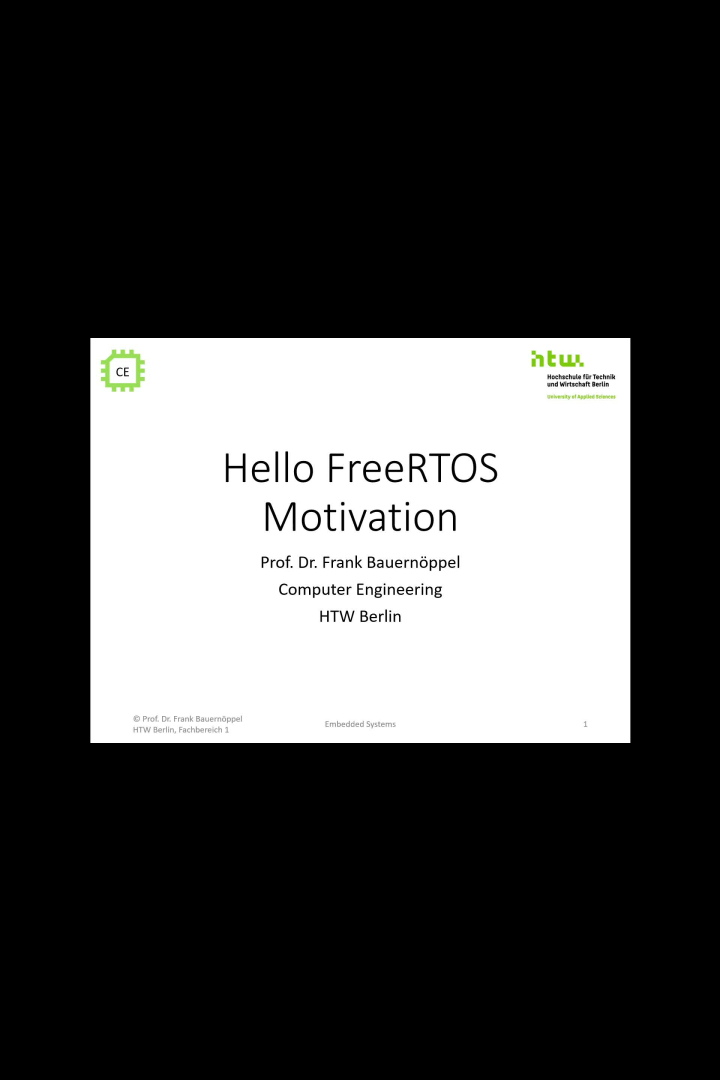CE C31 04 Hello_FreeRTOS - Motivation - Medien - Mediathek